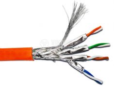 LAN cable SFTP Cat7 8 wires 0.26mm2 single core copper - VIKIWAT