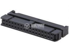Connector IDC 34 pins raster 2.54mm female 2x17 vikiwat.com