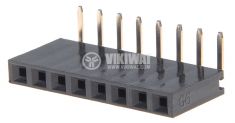 Connector pin header type 8 contacts THT 2.54mm vikiwat.com
