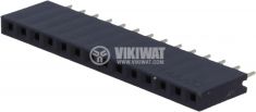 Connector pin header type 14 contacts 1x14 THT vikiwat.com