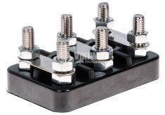 Terminal board 55x35mm 6xM5x16mm with plates for electric motor
