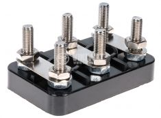 Terminal board 94x60.5mm 6xM8x30mm with plates for electric motor
