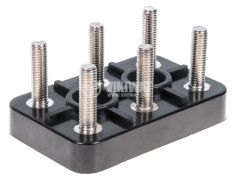 Terminal board 95x60.5mm 6xM8x30mm without plates for electric motor