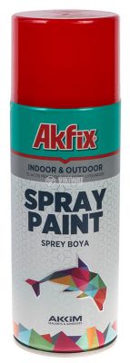 Universal spray paint red gloss 400ml - VIKIWAT