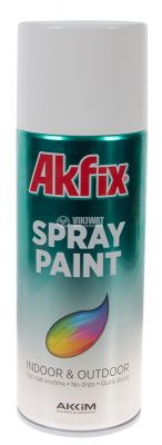 Universal spray paint white gloss 400ml - VIKIWAT