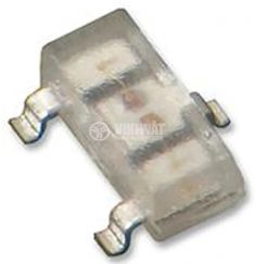 LED diode red 3x3x1mm 10mA 120° SOT-23 SMD - VIKIWAT