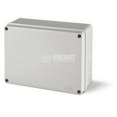 Universal junction box wall mounting 190x140x70mm thermoplastic