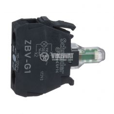 Indicator lamp LED ZBVG1 110~120VAC white 22mm flashing
