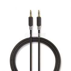 Cable plug 3.5 stereo M - plug 3.5 stereo M 3m black VIKIWAT.COM
