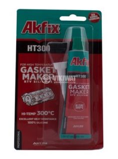Силикон високотемпературен Akfix HT300 черен 50g 300°C - ВИКИВАТ