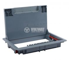 Floor box cover 286x203x41mm for installation plastic 88000