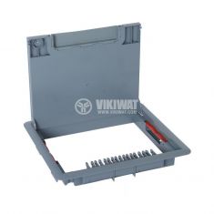 Floor box cover 286x241x41mm for installation plastic 88001