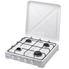 Gas stove quad ORGAZ 5500W white - VIKIWAT
