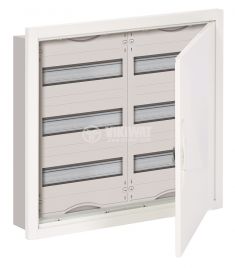 Flush distribution board U32 3x24 modules white ABB metal door - VIKIWAT