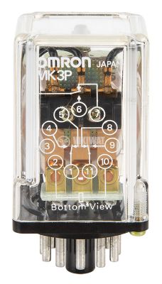 Реле електромагнитно MK3P бобина 24VAC 10A/250VAC OMRON - ВИКИВАТ