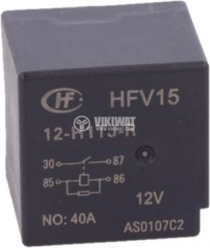 Electromechanical relay HFV15/12-H1TJ-R coil 12V 40A SPST-NO - VIKIWAT