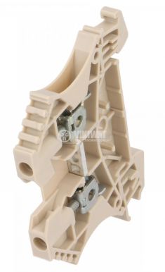 Terminal block single row 1020200000 WDU 6 41A 800V 6mm2 beige - VIKIWAT