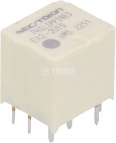 Electromechanical relay EX2-2U1 coil 12V 30A/16V SPDT+SPDT