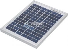 Соларен панел CL-SM5P, 5W, 0.28A, 251x186x18mm - ВИКИВАТ