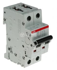 Circuit breaker 2P 2A C curve 230/400V 110V DIN S202-C2 ABB