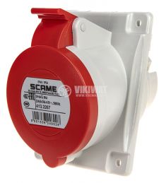 Industrial socket 32A 415V 3P+N+E SCAME 413.3267 - VIKIWAT