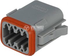 Connector AMPHENOL AT06-08SA 8 pin 13A female - VIKIWAT