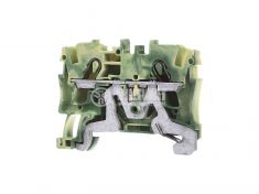 Terminal block single row 2004-1207 32A 600V 4mm2 grounding - VIKIWAT