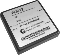 Модул конвертор DC-DC, FDD12-15S5, 18~72V, 15VDC, 0.8A -Викиват