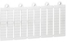 Label for terminal block 5mm white LEGRAND 39500 - VIKIWAT