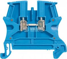 Terminal block single row 37103 57A 800V 10mm2 blue - VIKIWAT
