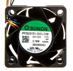 Fan 12V 38x38x28mm with ball bearing 30.75m³/h PF38281B1-000U-S99