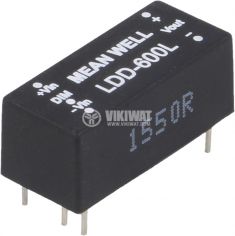 Converter module DC-DC LDD-600L 9~36V 2~32VDC 0.6A - VIKIWAT