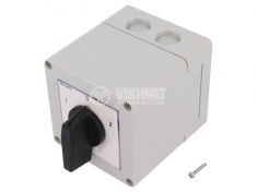 Cam switch GX1611P 16A 400VAC 3sect 3cont 3 pos - VIKIWAT