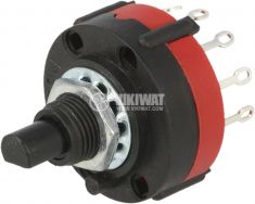 Rotary switch SR26111015FN 10 positions 0.3A/125V - VIKIWAT