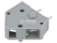 PCB terminal block 1 pins, 24А, 5.08mm - VIKIWAT