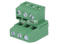 PCB terminal block 6 pins, 15А, 5.08mm - VIKIWAT