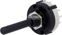 Rotary switch RTS-01-1P-38RP0 12 positions 0.3A/125V 0.15A/30V - VIKIWAT