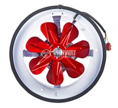Fan industrial BK160 Ф160mm 230VAC 27W 450m3 h with shutter