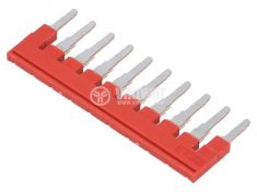 Bridge for terminal block, positions 10, Width: 6mm - VIKIWAT