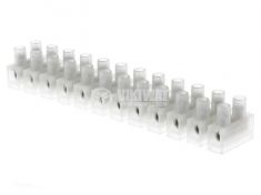 Luster terminal polyamide 12-pole 4mm2 32A 400V transparent - VIKIWAT