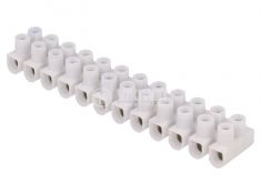 Luster terminal polypropylene 12-pole 4mm2 32A 450V white - VIKIWAT