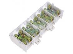 Luster terminal plastic 5-pole 25mm2 101A 380V gray - VIKIWAT