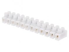 Luster terminal polyethylene 12-pole 2.5mm2 24A 400V white - VIKIWAT