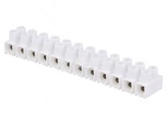Luster terminal polyamide 12-pole 2.5mm2 24A 400V white - VIKIWAT