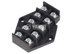 Luster terminal polyamide 5-pole 4mm2 32A 400V black - VIKIWAT