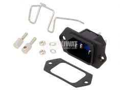 AC socket IEC 60320 250VAC 10A 6100.3300.33 - VIKIWAT