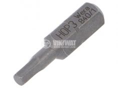 Screwdriver bit hex HEX 3mm 25mm - VIKIWAT