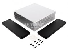 Box with panel aluminum gray 1455T1602 - VIKIWAT