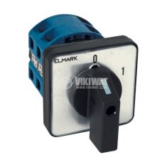 Cam switch LW26-16Q 16A 400V 2 sect 3 contacts 2 pos - VIKIWAT