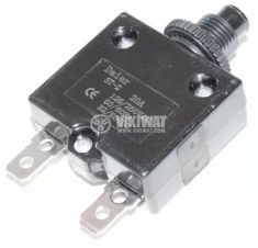 Токова защита, еднополюсна, ST-2, 20A, 250VAC - ВИКИВАТ